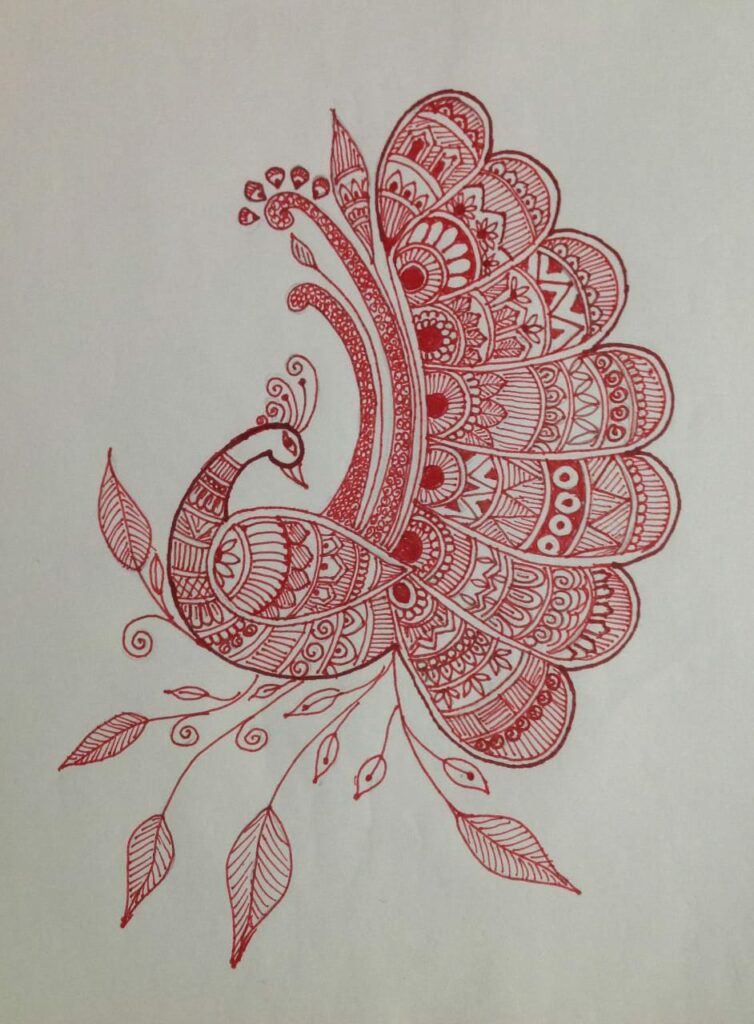 Mandal Art #2 (Size A4) - International Indian Folk Art GalleryMandala ...