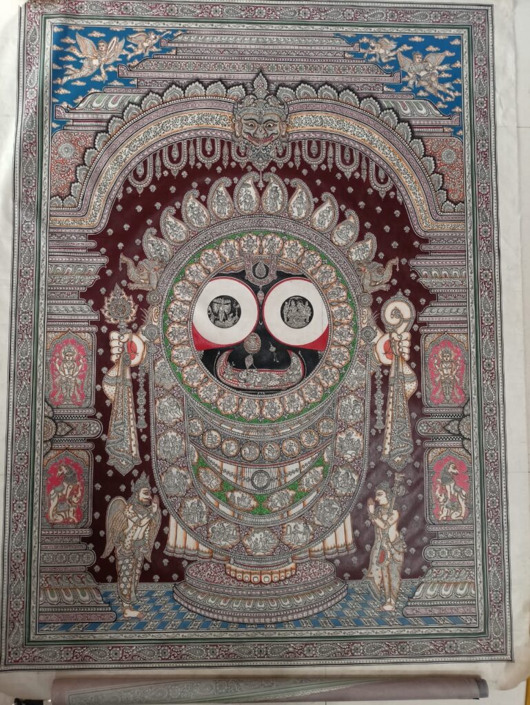 Life Story of Lord Jagannath - Pattachitra paintings (4ft x 2.5ft ...